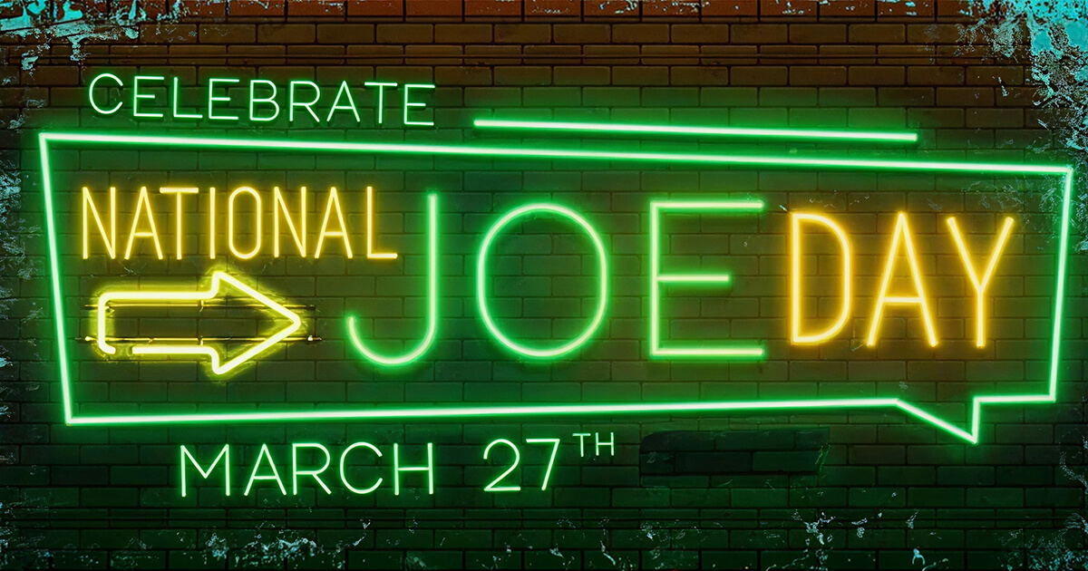 National Joe Day 2026: Date, Meaning & Celebration Ideas
