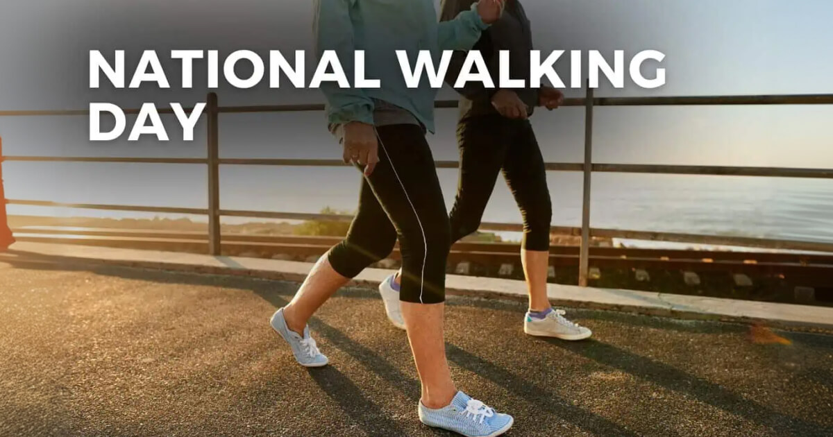 National Walking Day 2026 - Wednesday, April 1