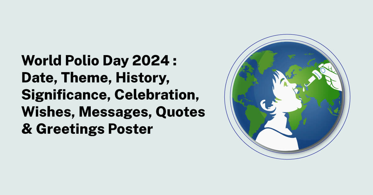 World Polio Day Quotes World Polio Day Observed Every Year Stock